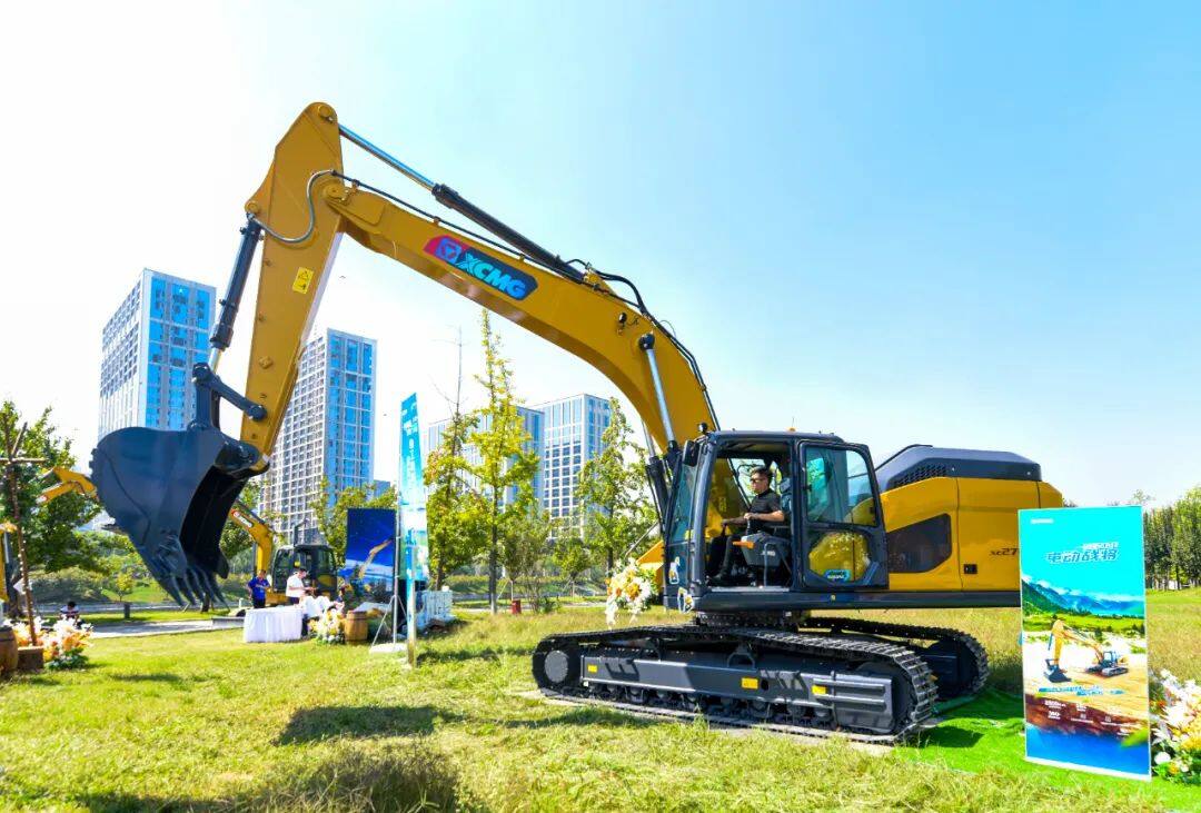Green move the earth of Sanqin! XCMG Electric Pioneer Detonated Northwest Market--Seetao