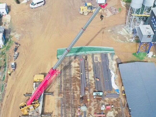 Hanging reinforcement cage? Sany plug-in crane may be considered--Seetao