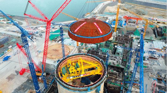 SCC20000A helped lift Unit 2 of Taiping Ridge Nuclear Power Plant into ...