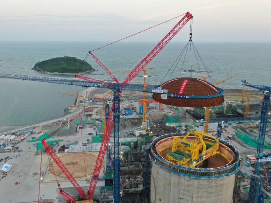 SCC20000A helped lift Unit 2 of Taiping Ridge Nuclear Power Plant into ...