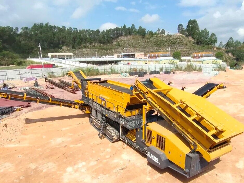 XCMG Mobile Screening Station Helps Guangdong Hydropower Construction ...