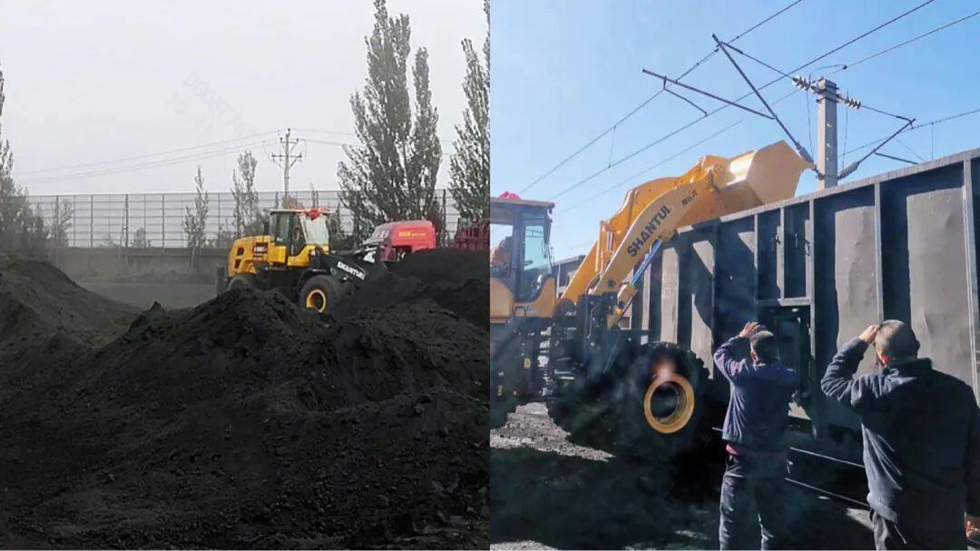 Shantui L53-C3 Coal Loader Settles in Shanxi Coal Station in Batch--Seetao