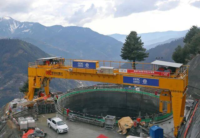 Pakistan SK Hydropower Station Project pressure shaft group connection ...