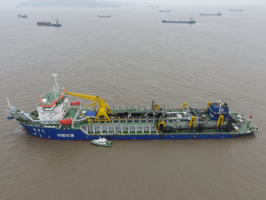 Wenzhou Port core port area deep water inlet channel main project ...