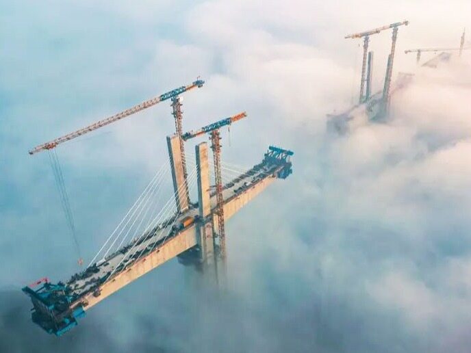 Stay cable operation of Sichuan Tuojiang Grand Bridge--Seetao