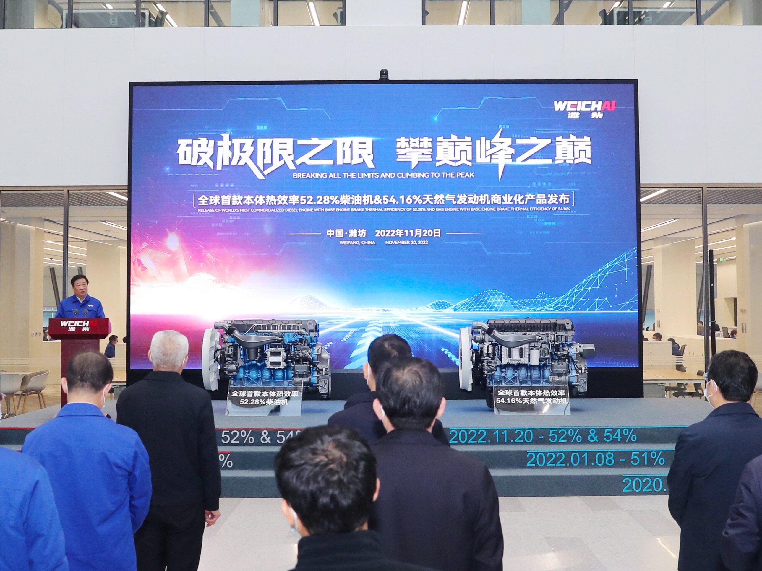 Weichai released the world's first body thermal efficiency 52.28% ...