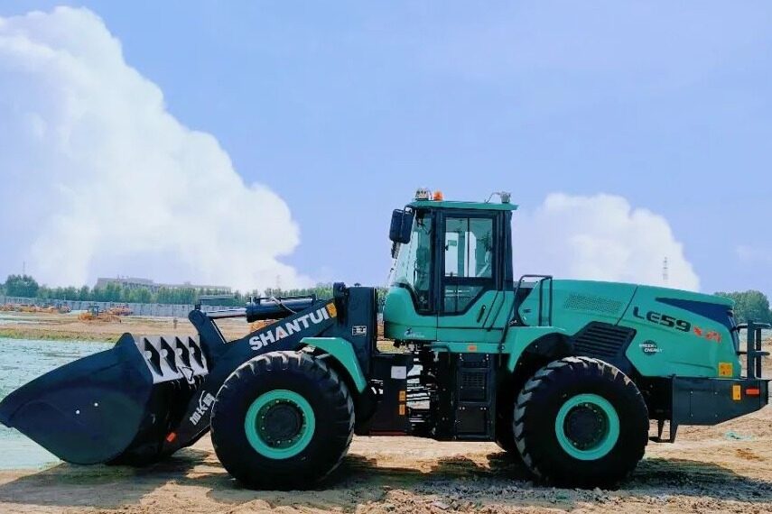 Shantui LE59-X2i Remote Control Pure Electric Loader's Efficient Wisdom ...