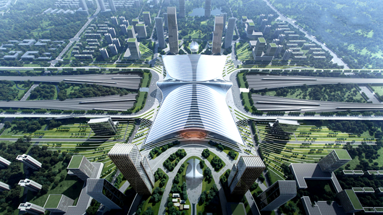 Chengdu railway hub Tianfu to Chaoyang Lake section officially started ...