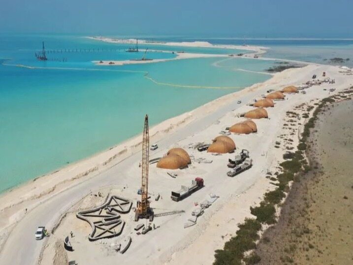 Environmental protection construction of China Harbour Red Sea Project ...