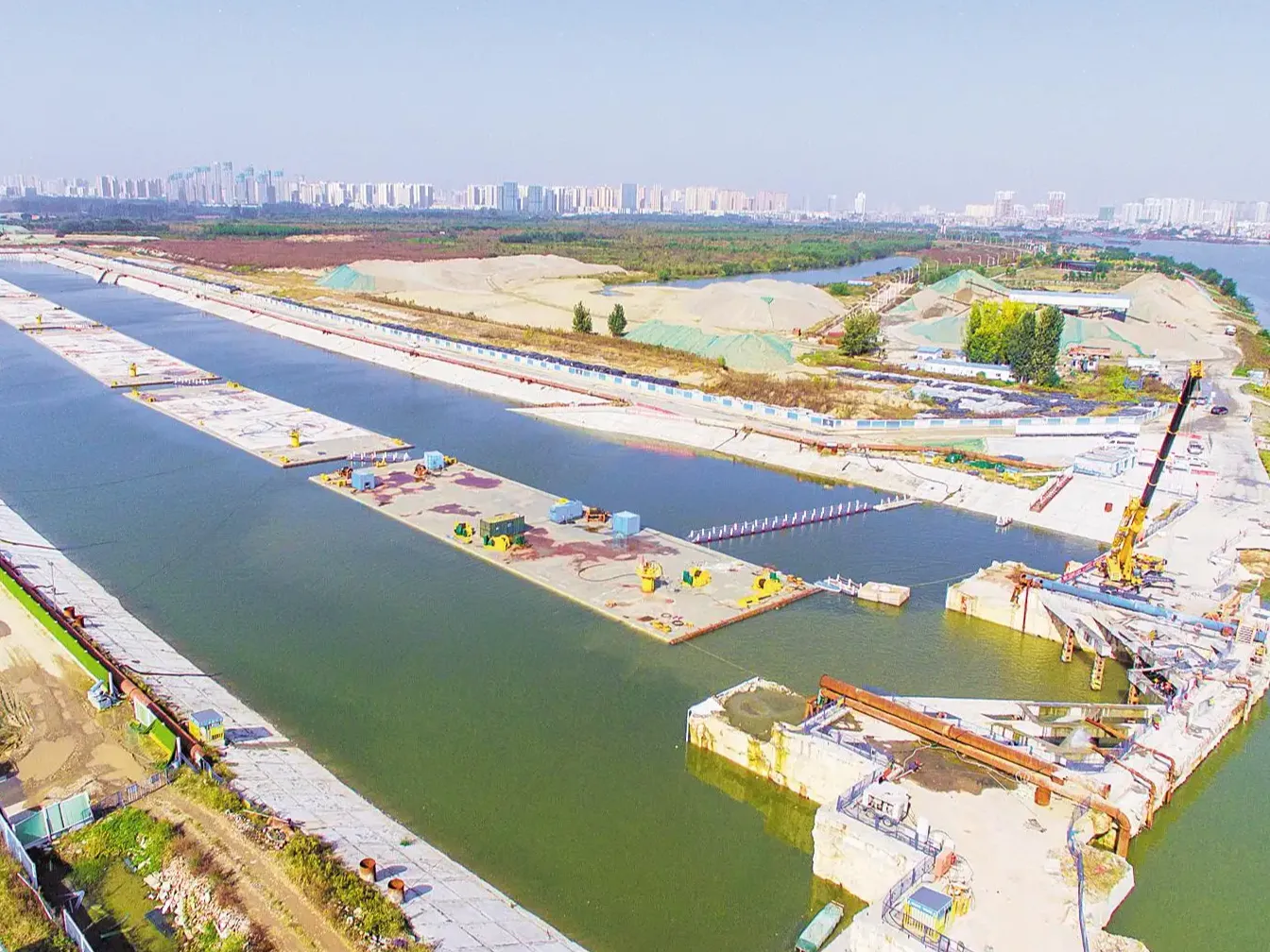 CCCC First Harbor Engineering Co., Ltd. won the inland river tunnel ...