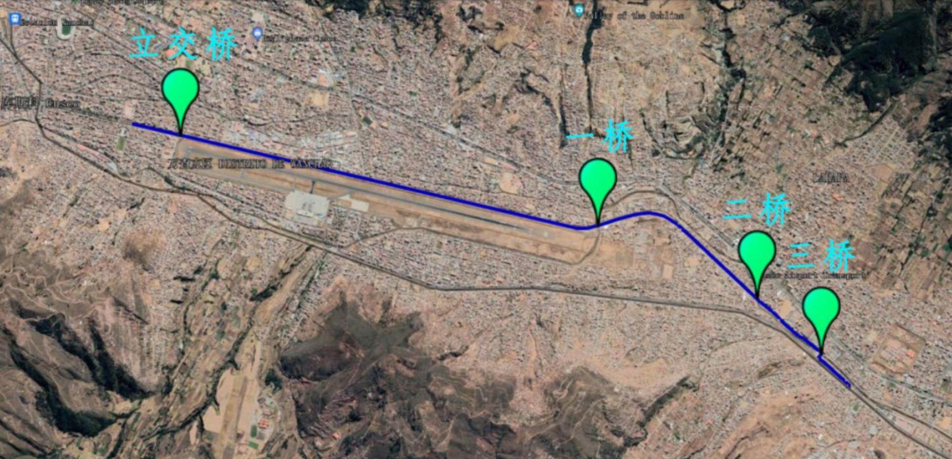 The main structure of the highway bridge in Cusco, Peru was completed ...