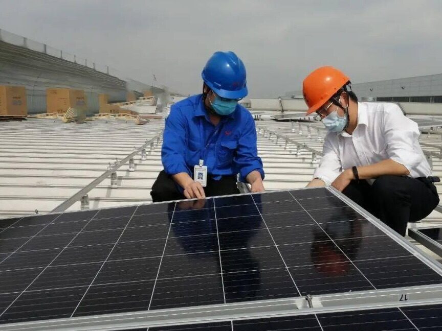 The 25GW photovoltaic modules of Tongwei Solar Yancheng Base started ...