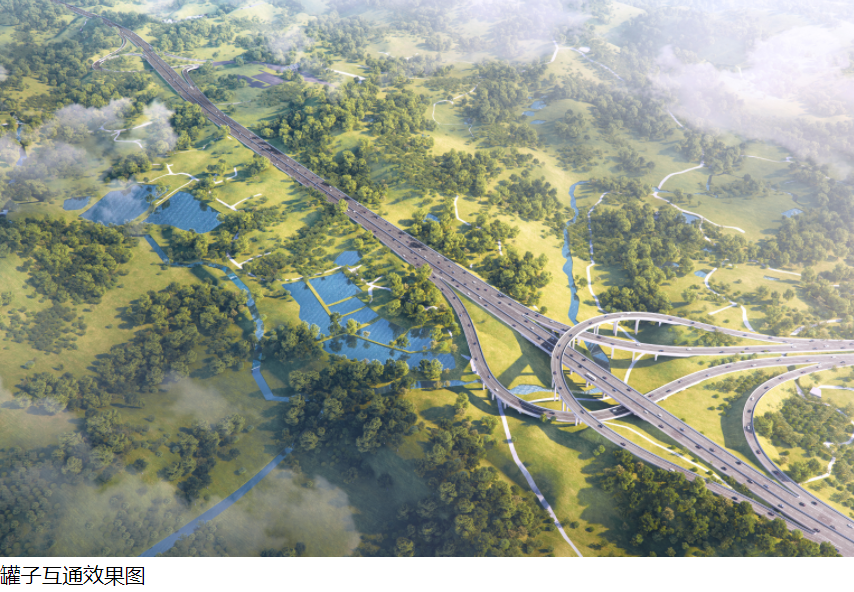 The construction of the whole line of Dazhou West Ring Expressway in ...