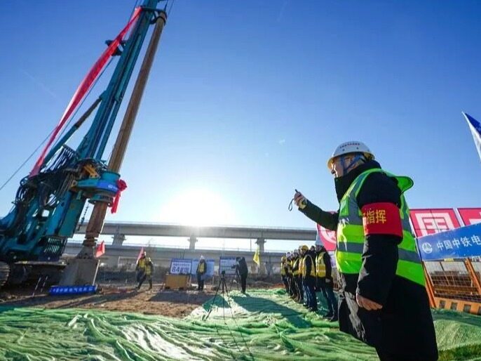 Hebei Xiongxin High-speed Railway Xingaifang Super Bridge starts ...