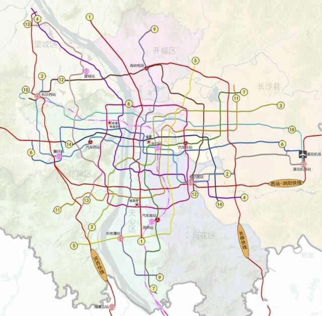 Officially clear! Changsha Rail Trsit Line 8 and Line 9 included in the ...