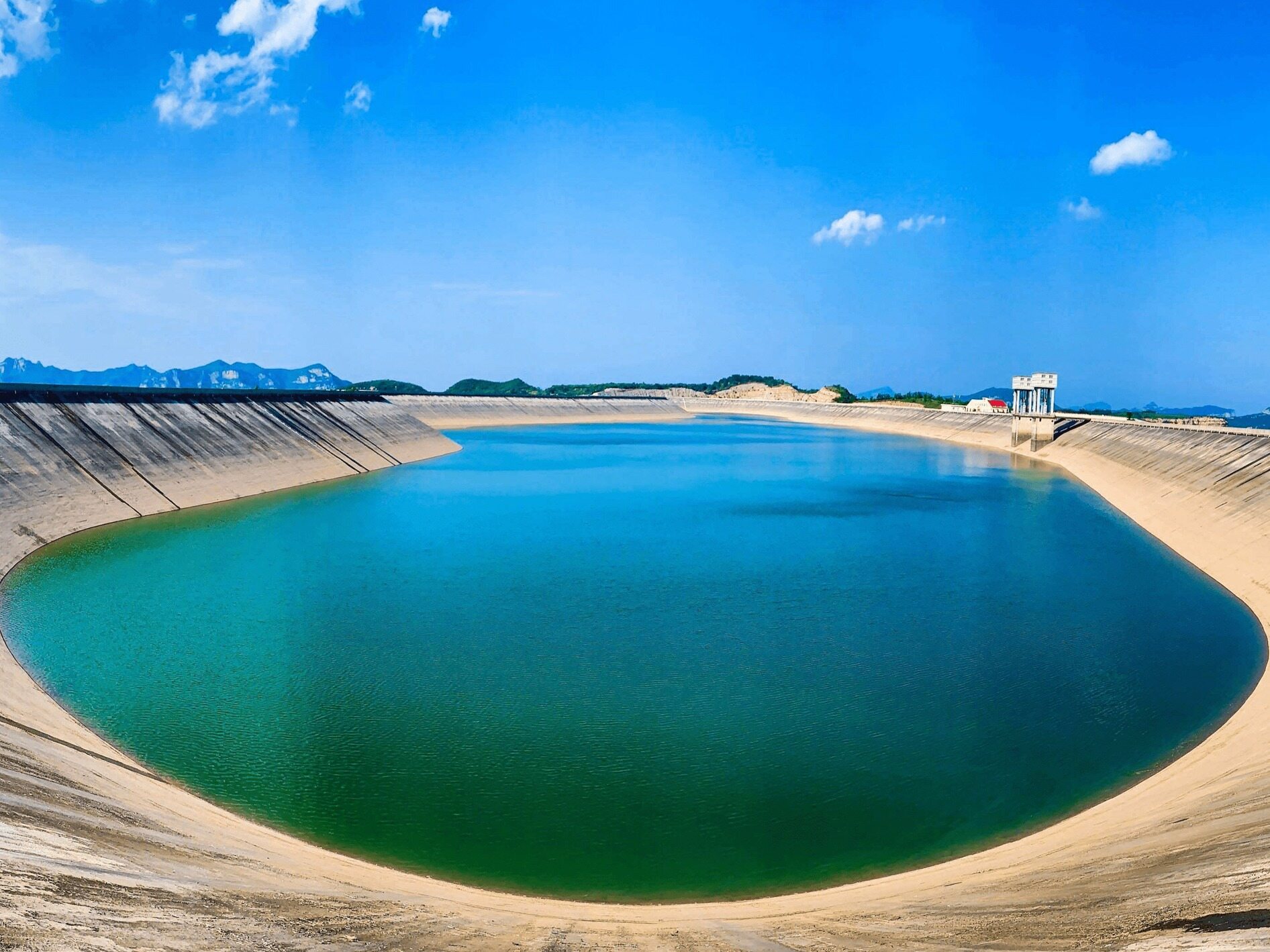 Lushan Pumped Storage Power Station Upper Reservoir Construction ...