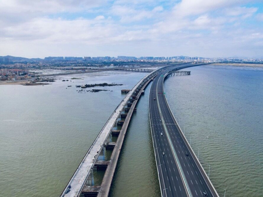 The Shanghai-Zhouzhou-Ningbo Cross-sea Channel is about to start ...