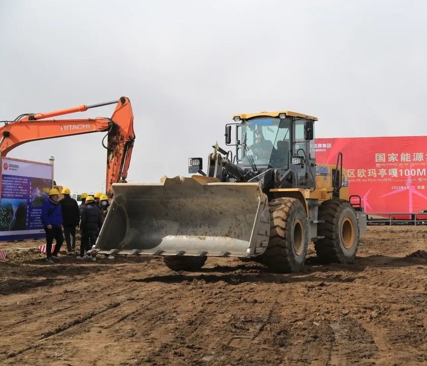 The 100 MW wind power project in Naqu Seni District, Tibet started ...