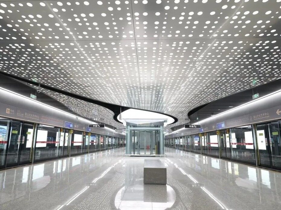 The First County Rail Transit Suzhou Shanghai Line in China Officially ...