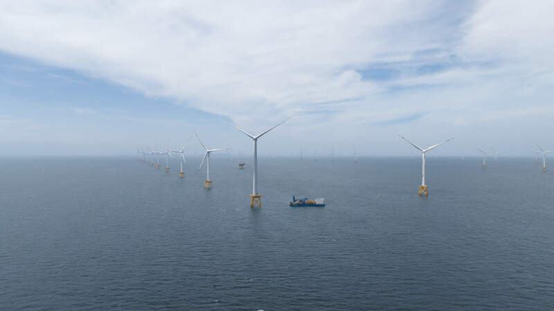 The 16 MW wind turbine unit of Fujian offshore wind farm is about to ...