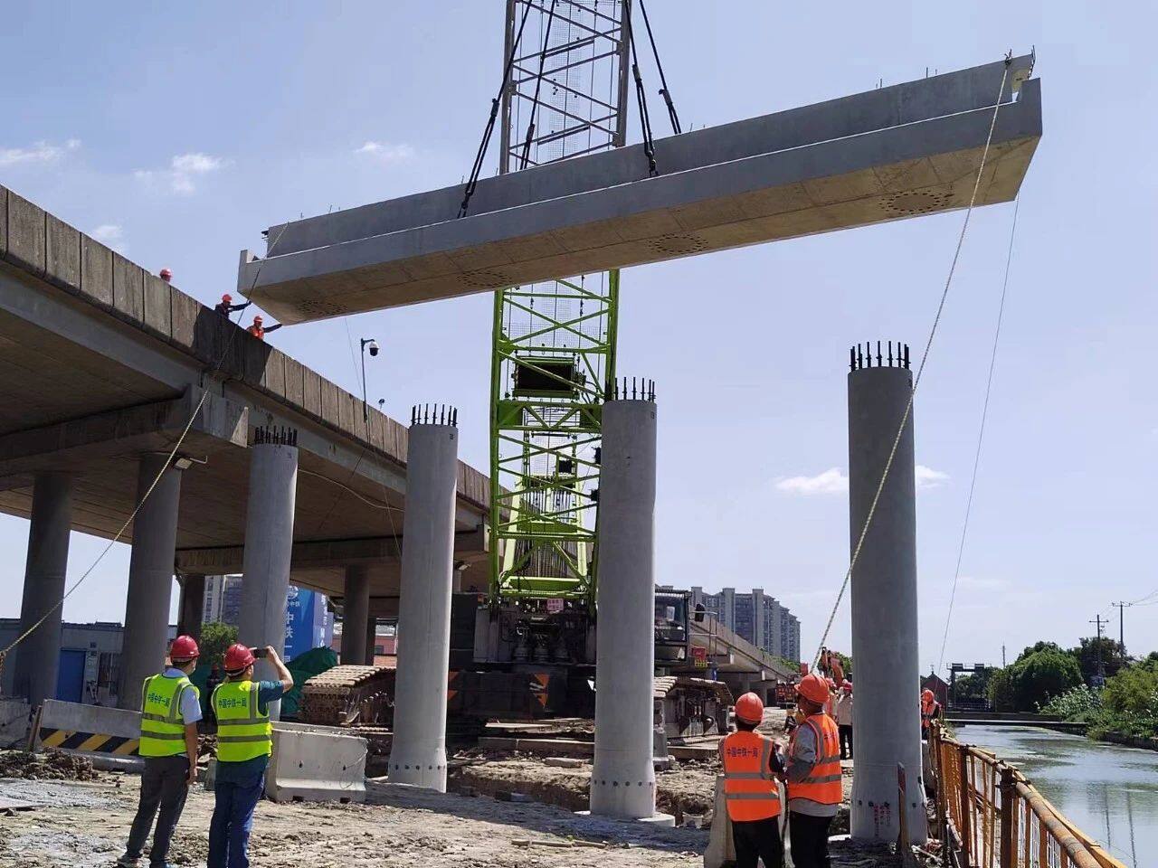 Completion of Shanghai G15 Bridge undertaken by China Railway First ...