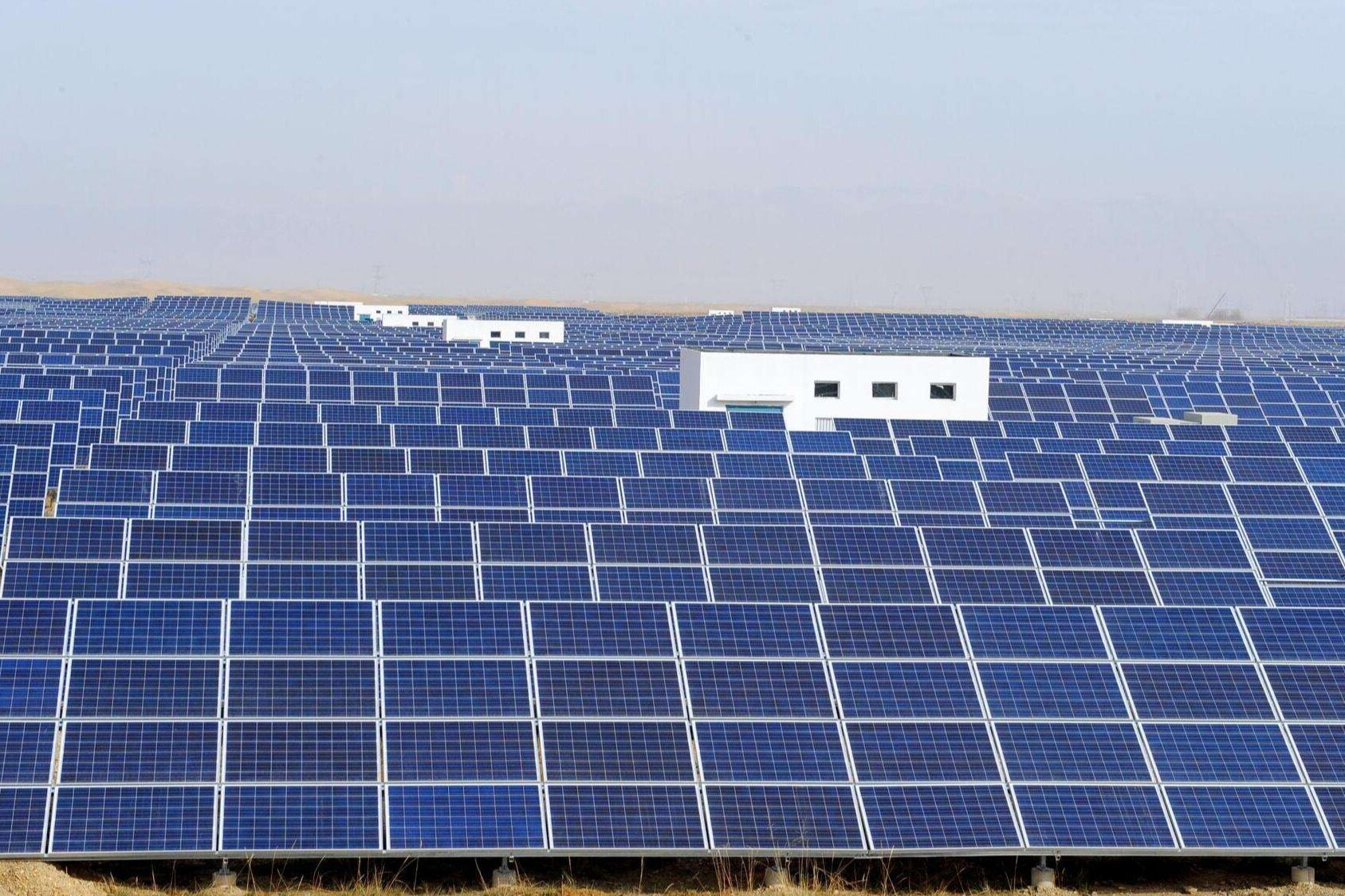 Jiuquan, Gansu: Jinta Large Photovoltaic Project Power Generation--Seetao