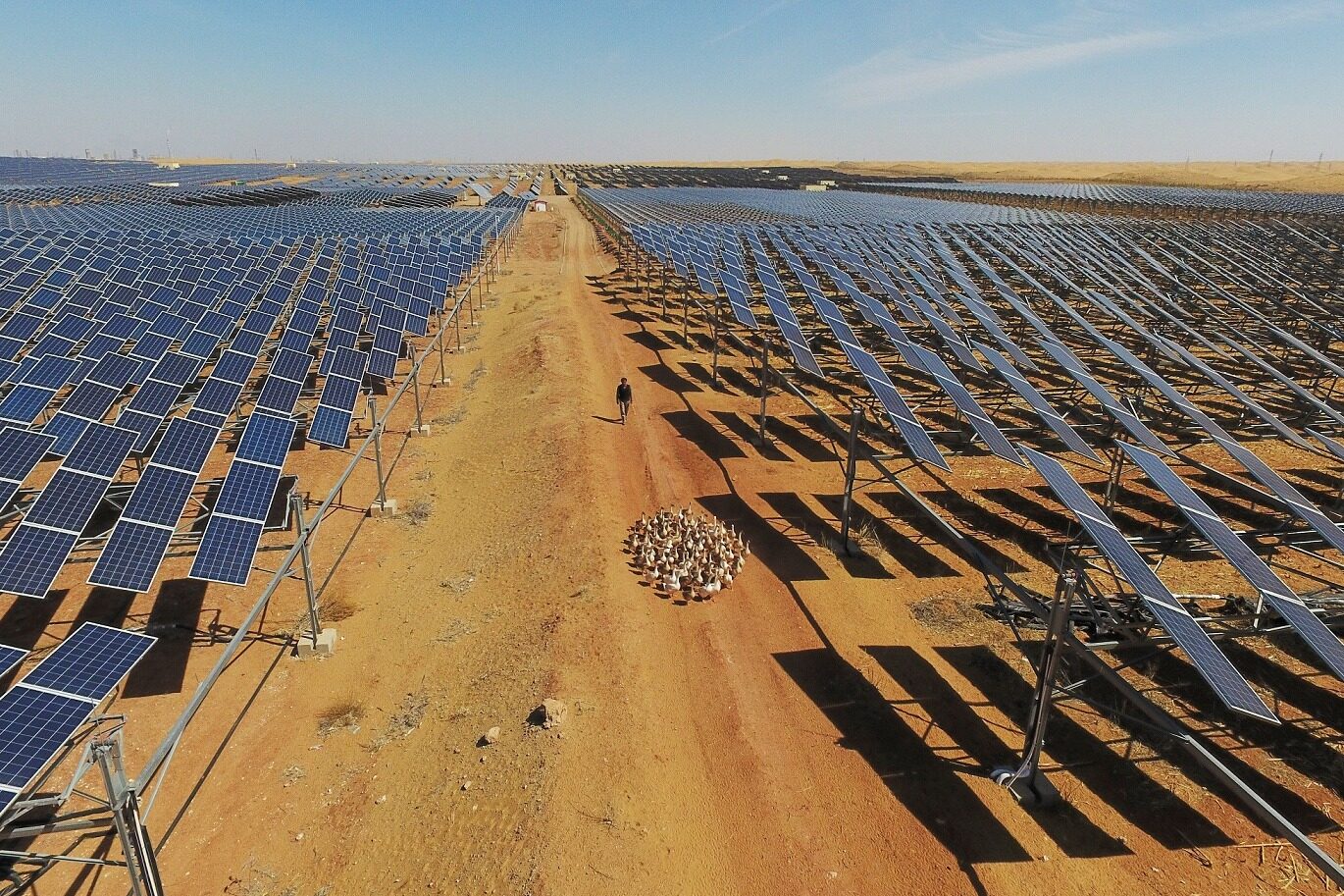 3.3 بليون دولار ! شينجيانغ كاشغر zepu مقاطعة 800 ألف كيلوواط الضوئية السيطرة على الرمال بدأ ...