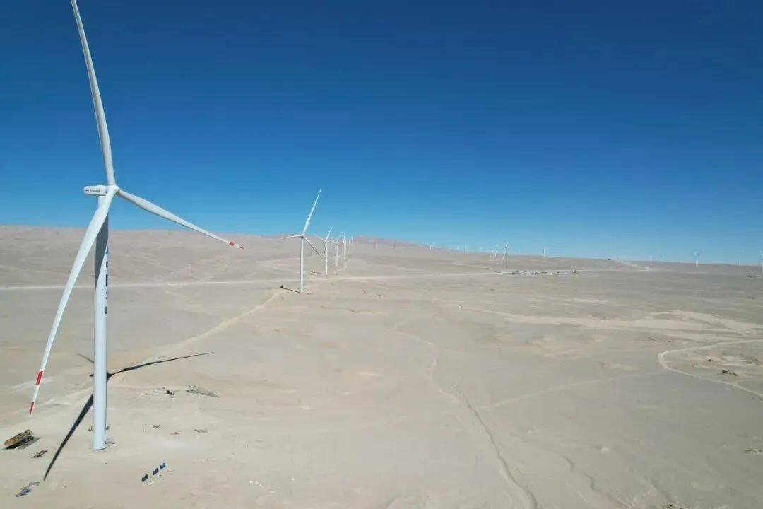 HUADIAN CORPORATION Mangya Lenghu Wind Power Project Progress!--Seetao