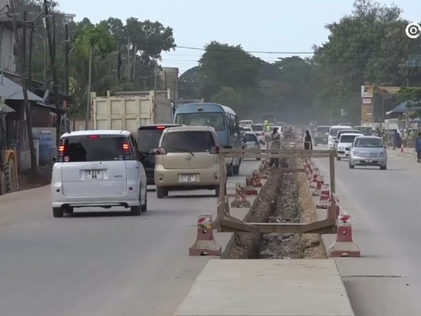 The opening of the Tanzania road project undertaken by a Chinese ...