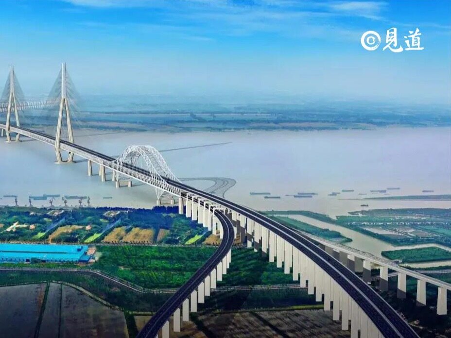 Changtai Yangtze River Bridge enters the sprint stage of full bridge ...