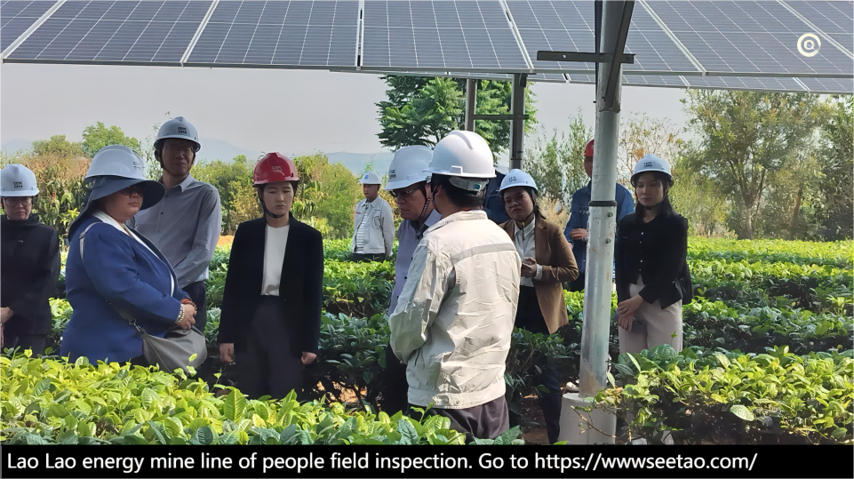 Lao energy mining group visited Pu 'er Nanping West photovoltaic ...