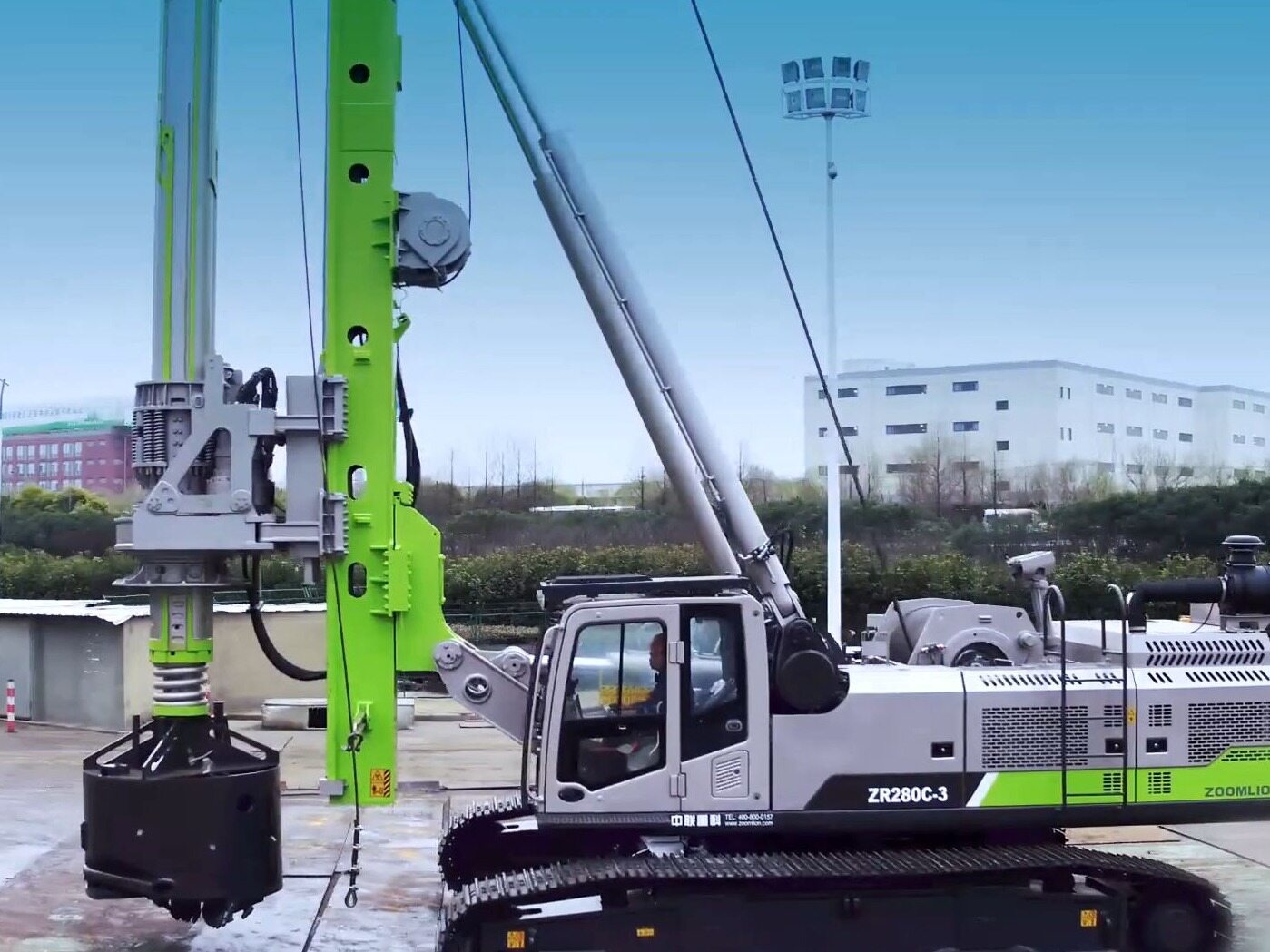 Zoomlion Rotary Drilling Rig Helps the Rise of a New Landmark in ...