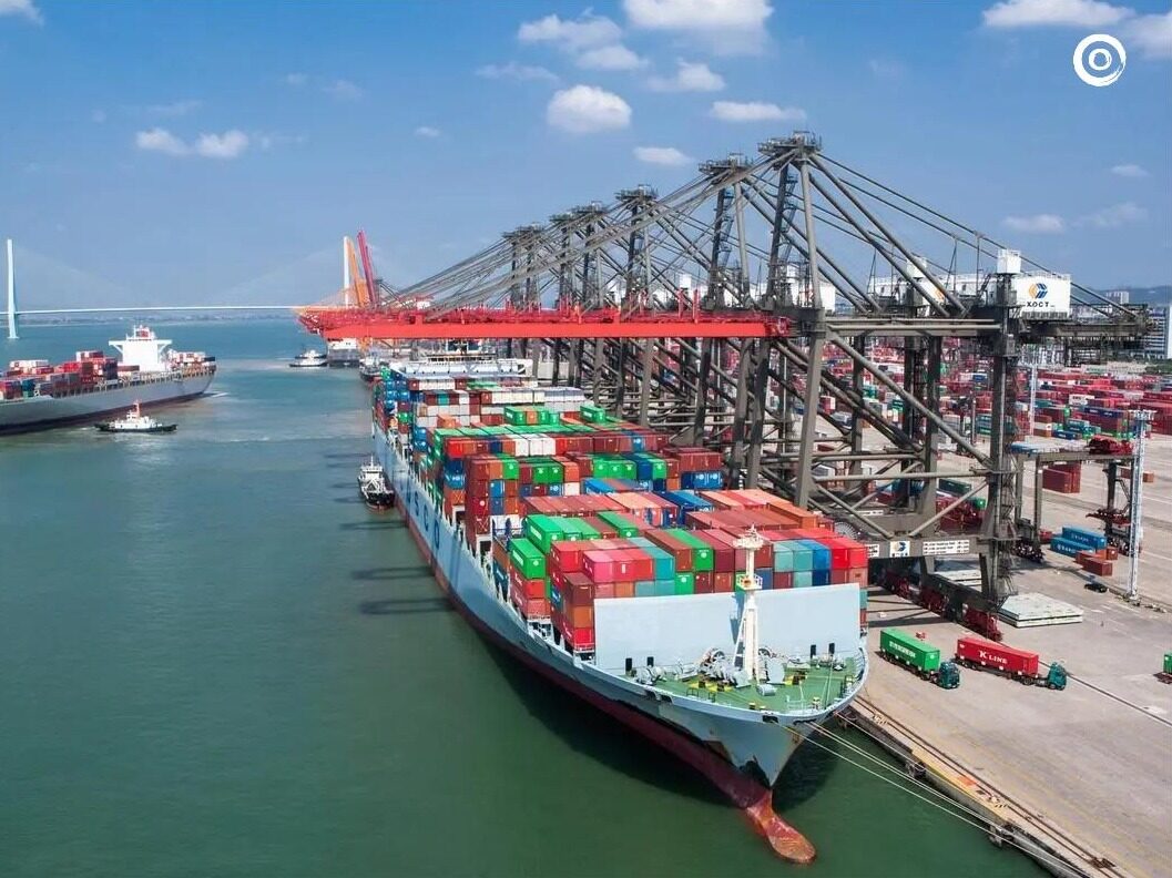 Gulei Port area this pier ushered in the four "King Kong"!--Seetao