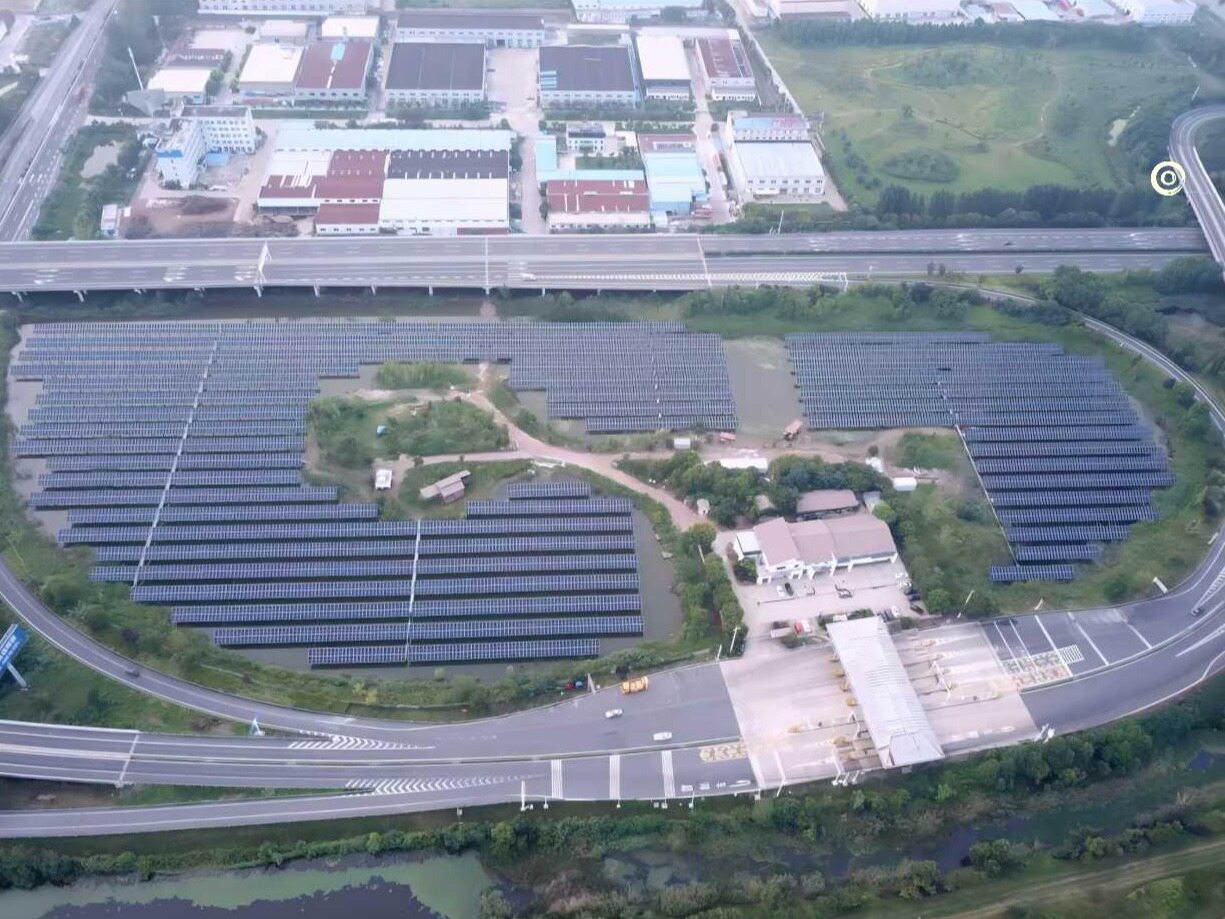 The largest photovoltaic power station in Jiangsu has completed ...