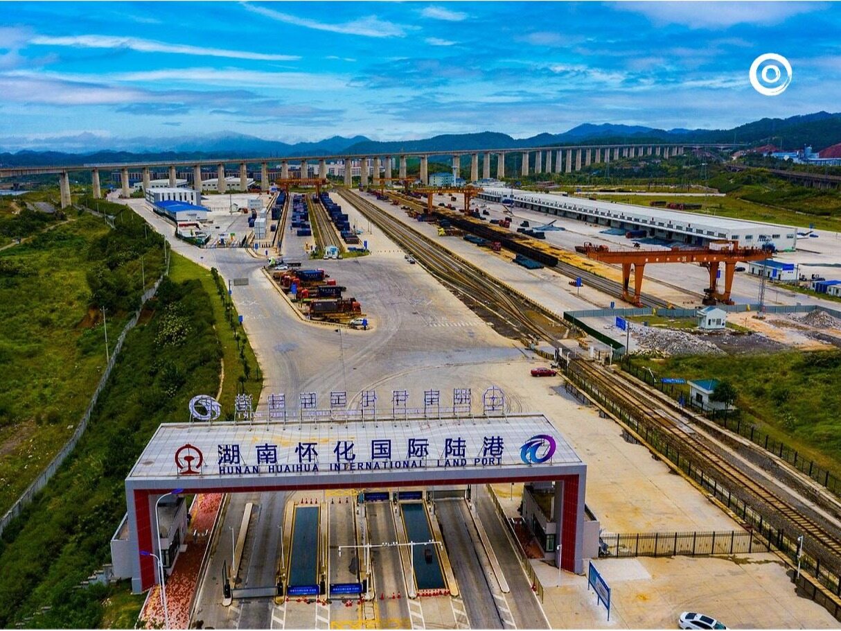 Huaihua International Land Port has completed the dispatch of ASEAN ...