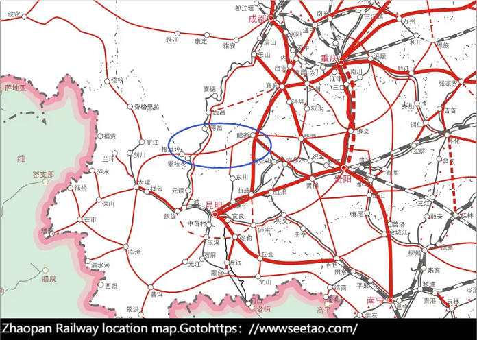 The Panzhihua section of the Zhaopan Railway is about to start--Seetao