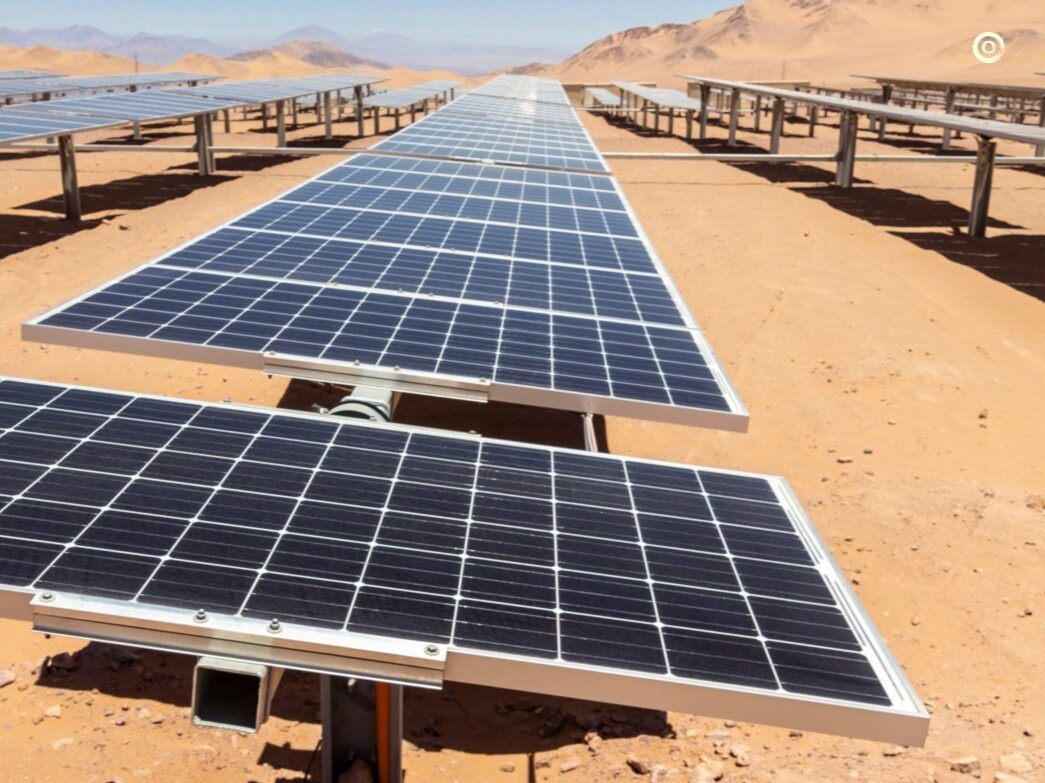 The 3GW photovoltaic project in Tengger Desert of Gansu Power ...