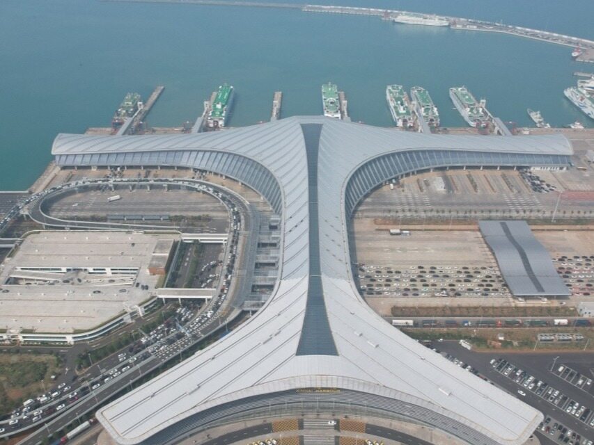 The terminal building of Dalian New Airport has started construction ...