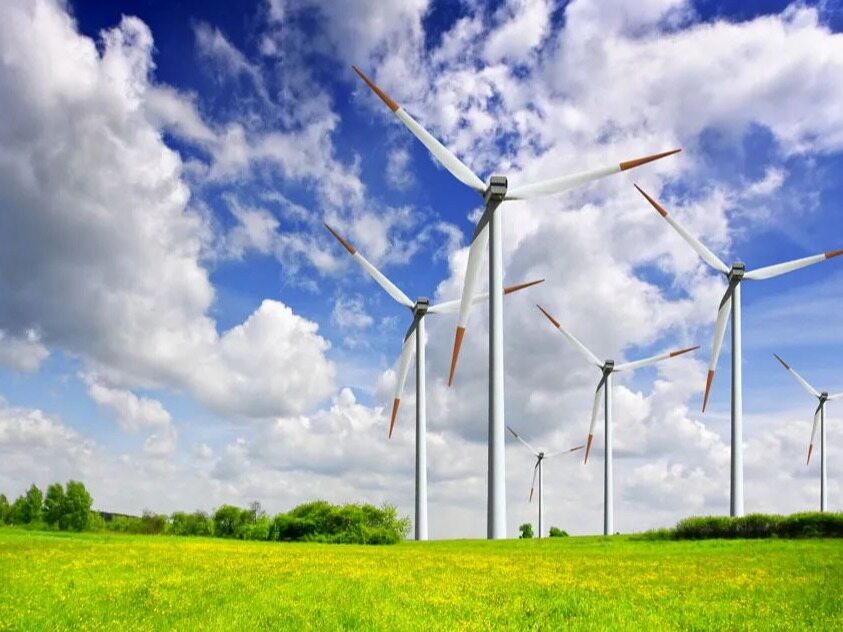 The million kilowatt wind turbine power plant in Tuha, Xinjiang has ...
